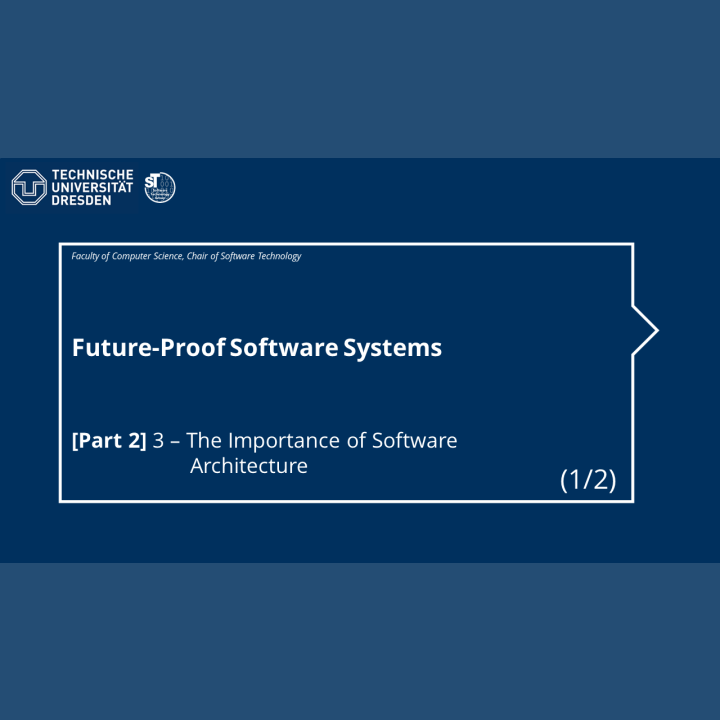 FPSS [P2] 3. The Importance of Software Architecture (1/2) - Future Proof Software Systems (FPSS ...